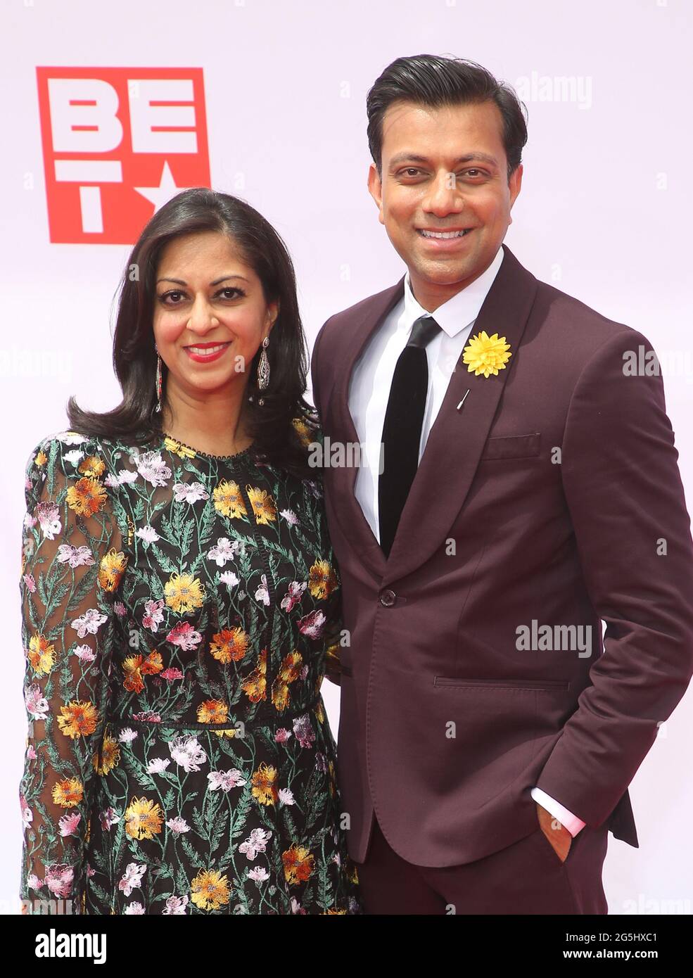, Los Angeles, CA -June 27 - P. Sean Gupta, Reeta Gupta, at The BET ...