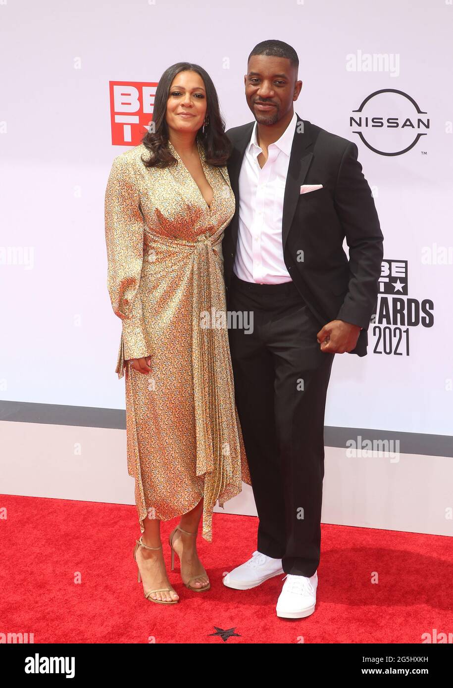 , Los Angeles, CA -June 27 - P. Sarah Griffin, Devin Griffin, at The ...