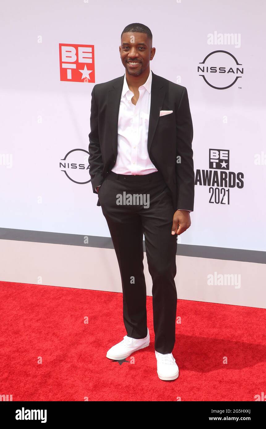 , Los Angeles, CA -June 27 - P. Devin Griffin, at The BET Awards 2021 ...