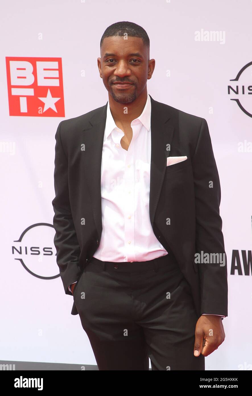 , Los Angeles, CA -June 27 - P. Devin Griffin, at The BET Awards 2021 ...
