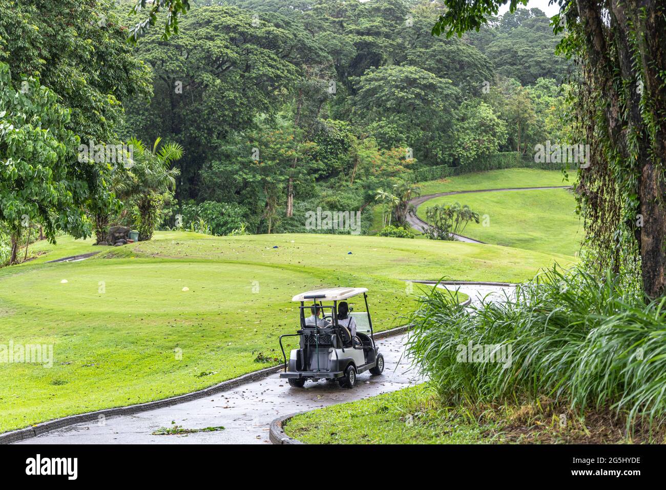 beautiful landscape at golf course in the Philippines Stock Photo - Alamy