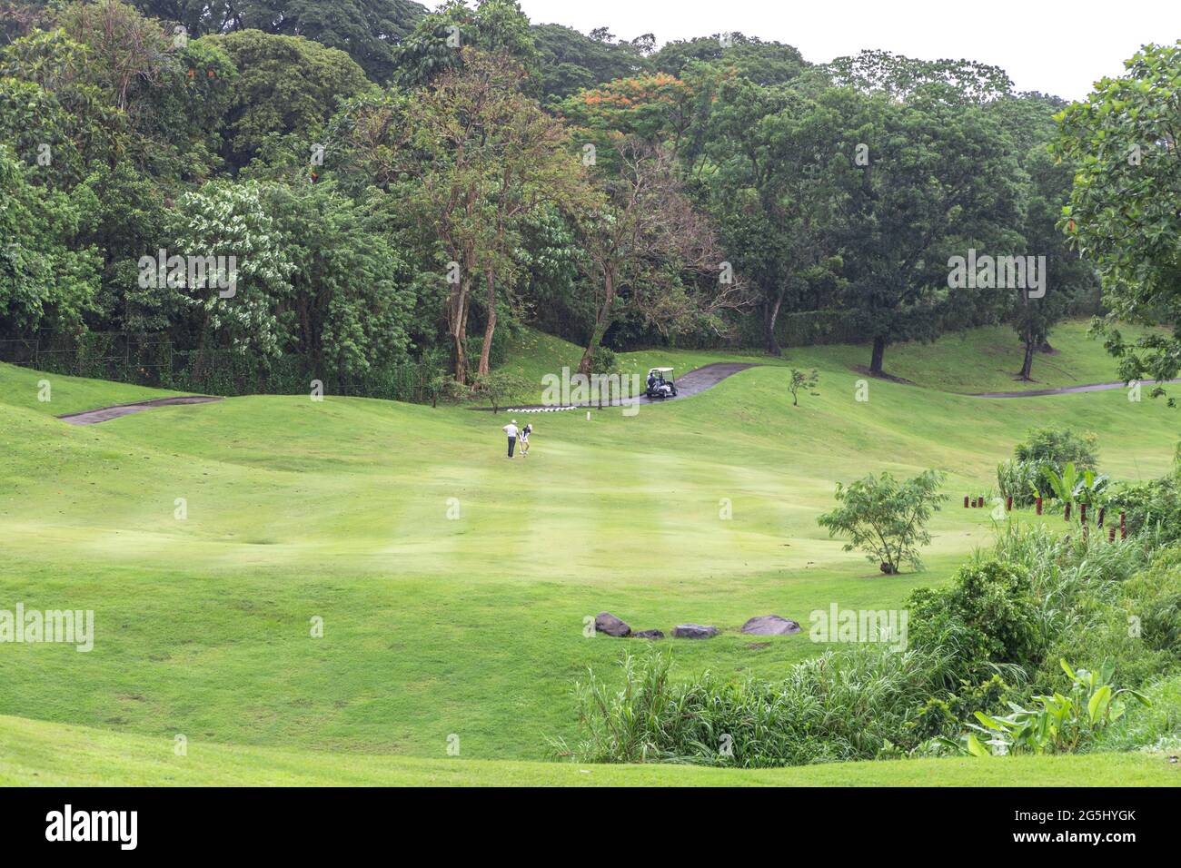 beautiful landscape at golf course in the Philippines Stock Photo - Alamy