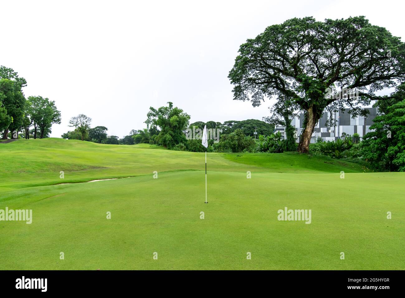 beautiful landscape at golf course in the Philippines Stock Photo - Alamy