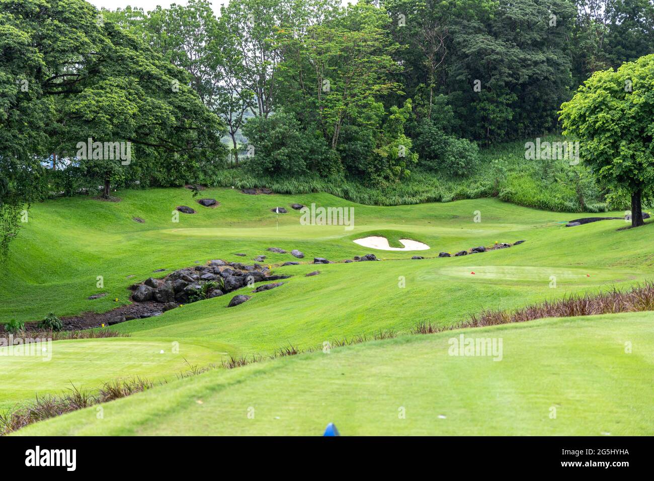 beautiful landscape at golf course in the Philippines Stock Photo - Alamy