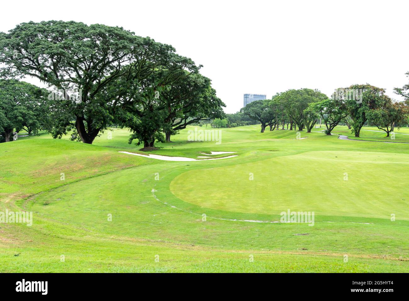 beautiful landscape at golf course in the Philippines Stock Photo - Alamy