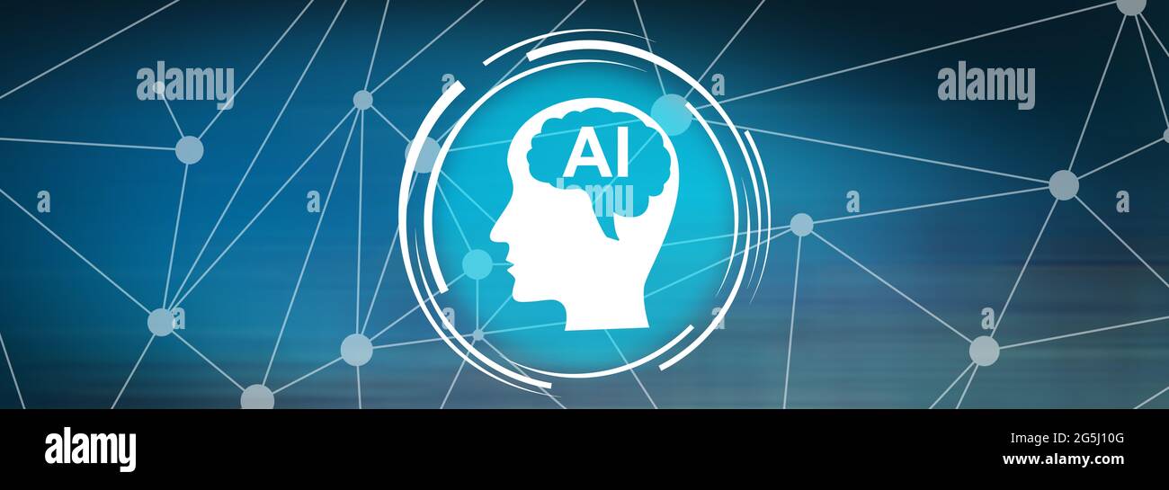 Illustration of an artificial intelligence concept Stock Photo - Alamy