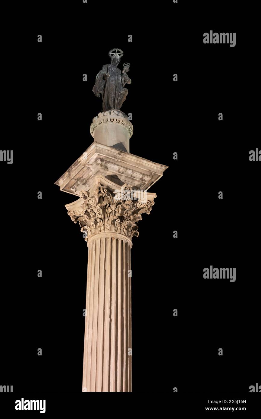 Column With Reliefs Illustrating The Life Of Christ
