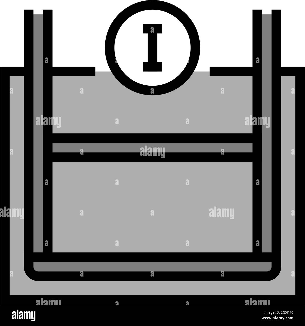 primary reinforcement color icon vector illustration Stock Vector Image ...