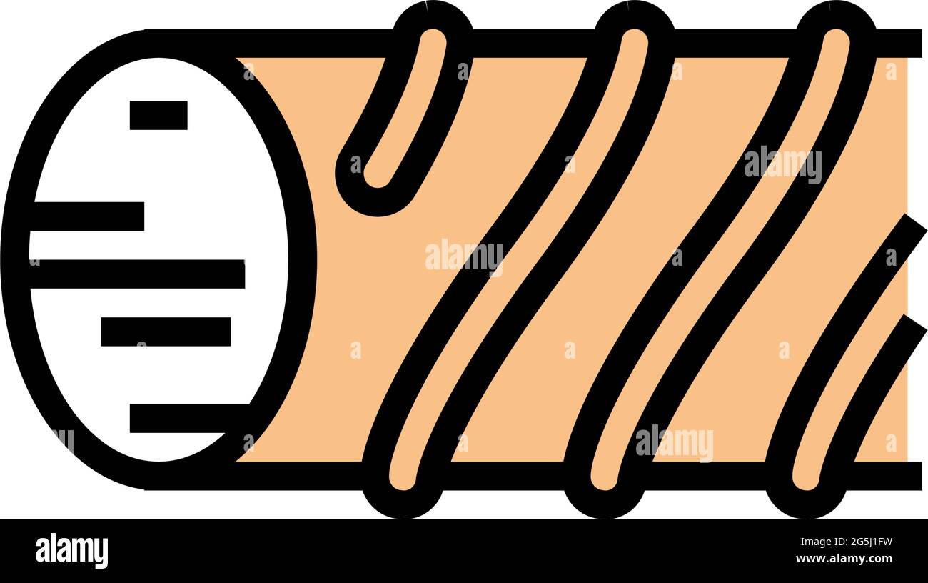 fiberglass reinforcement color icon vector illustration Stock Vector ...