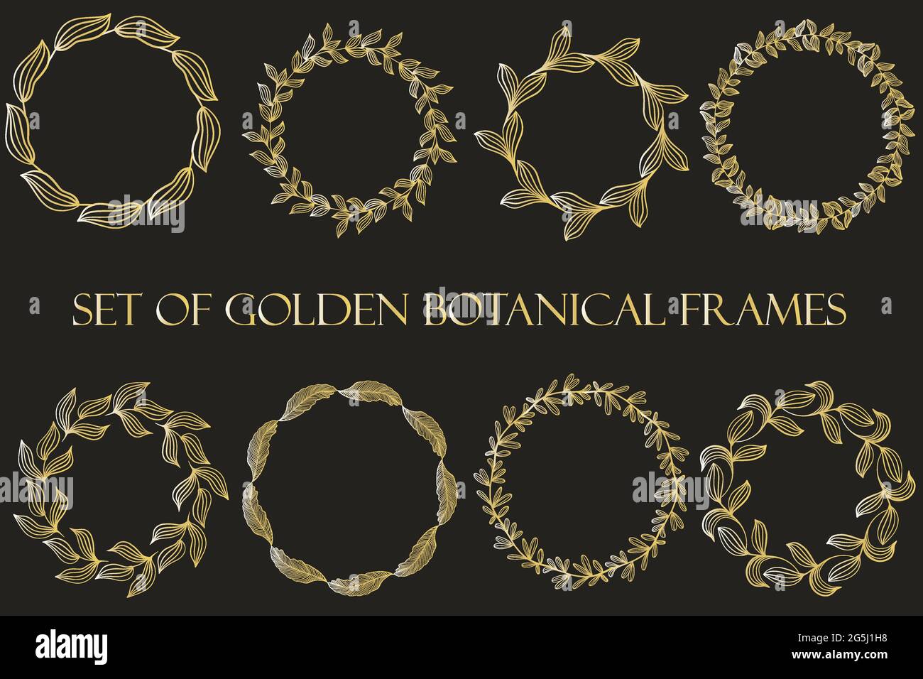 Set painted frames hi-res stock photography and images - Alamy