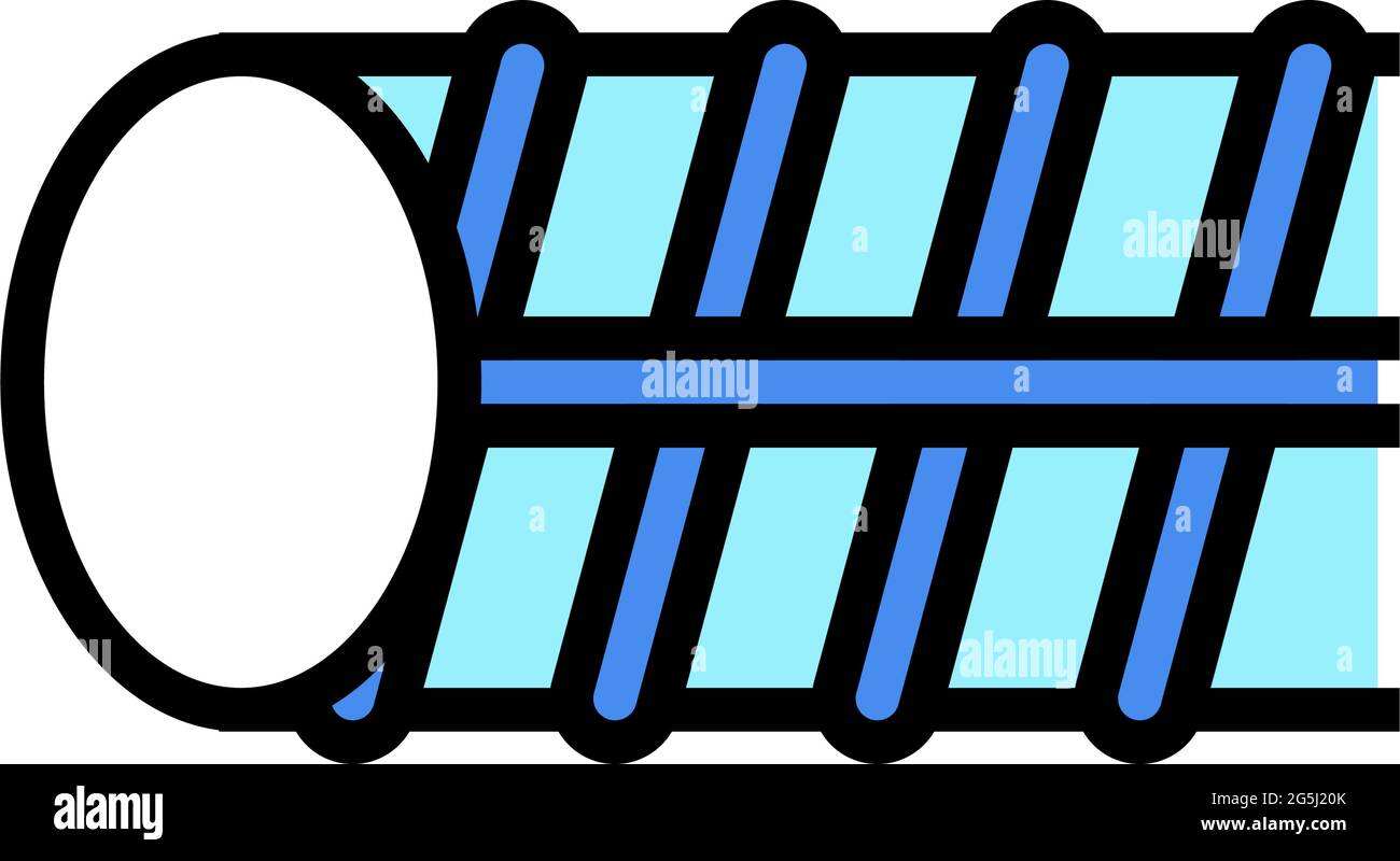 epoxy coated fittings color icon vector illustration Stock Vector Image ...