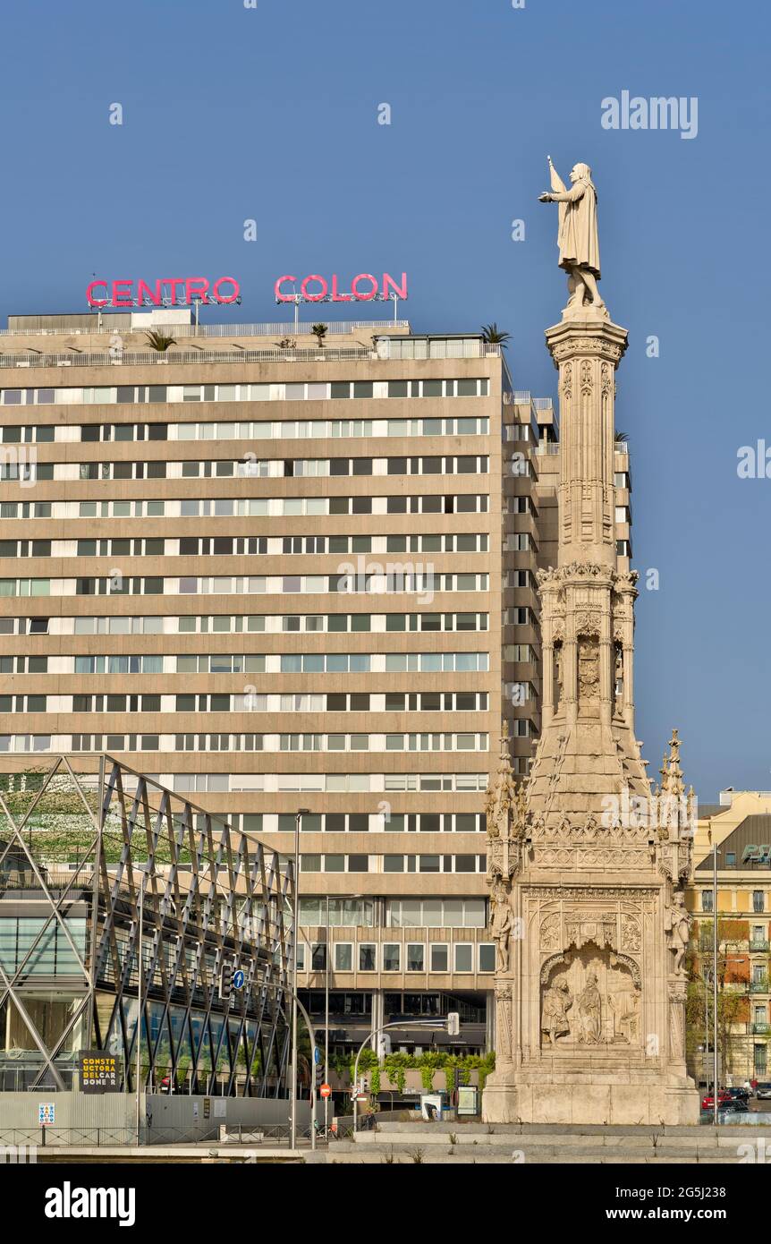 Madrid, Plaza de Colon Stock Photo - Alamy