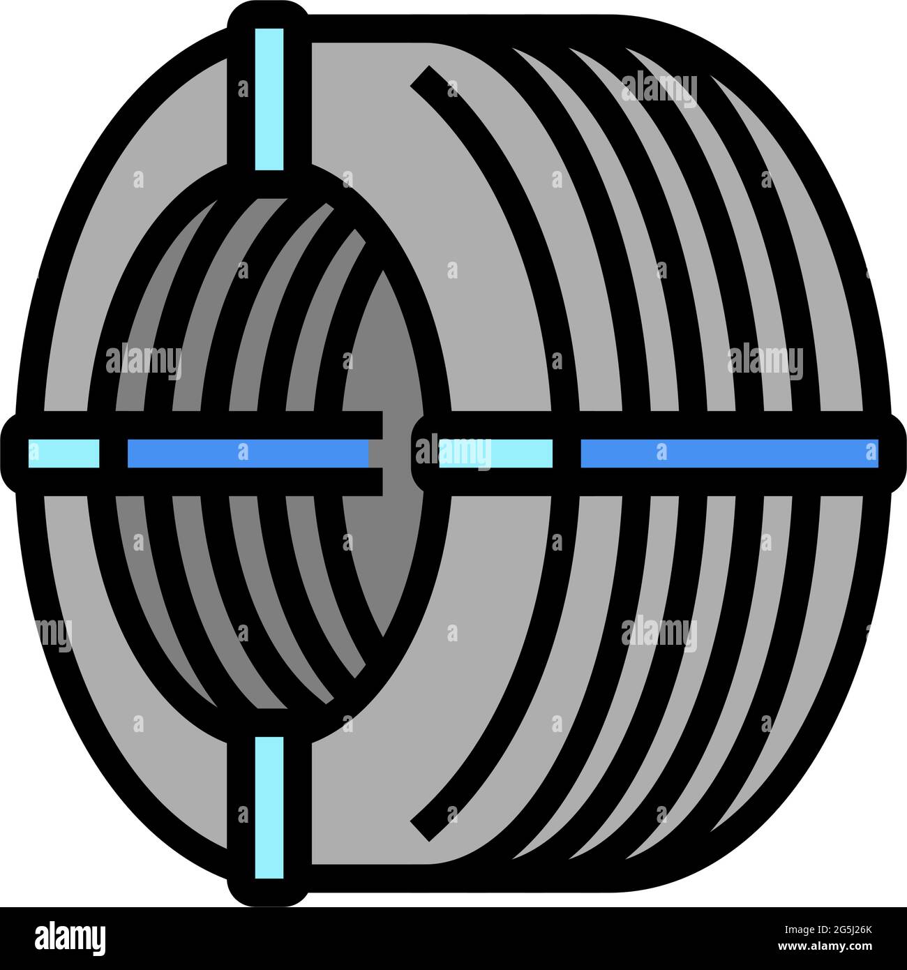 wire reinforcement color icon vector illustration Stock Vector Image ...