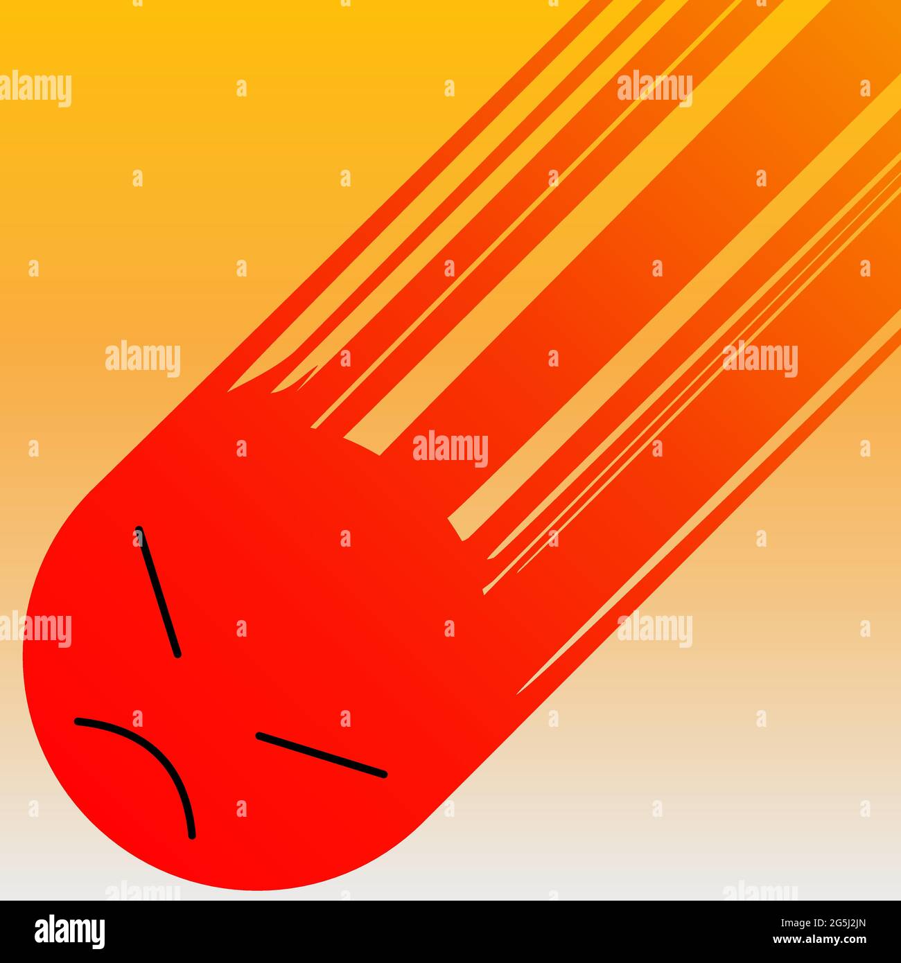 Angry emotion face in red with fire 09 Stock Vector Image & Art - Alamy