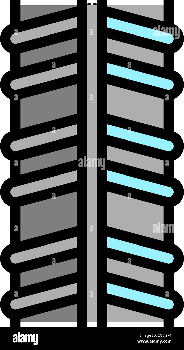 stainless rebar color icon vector illustration Stock Vector Image & Art ...