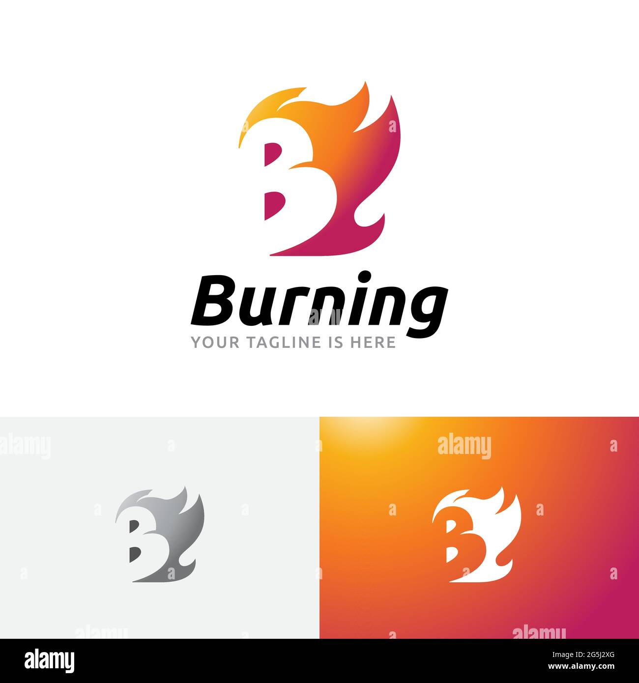 Hot burning Stock Vector Images - Alamy