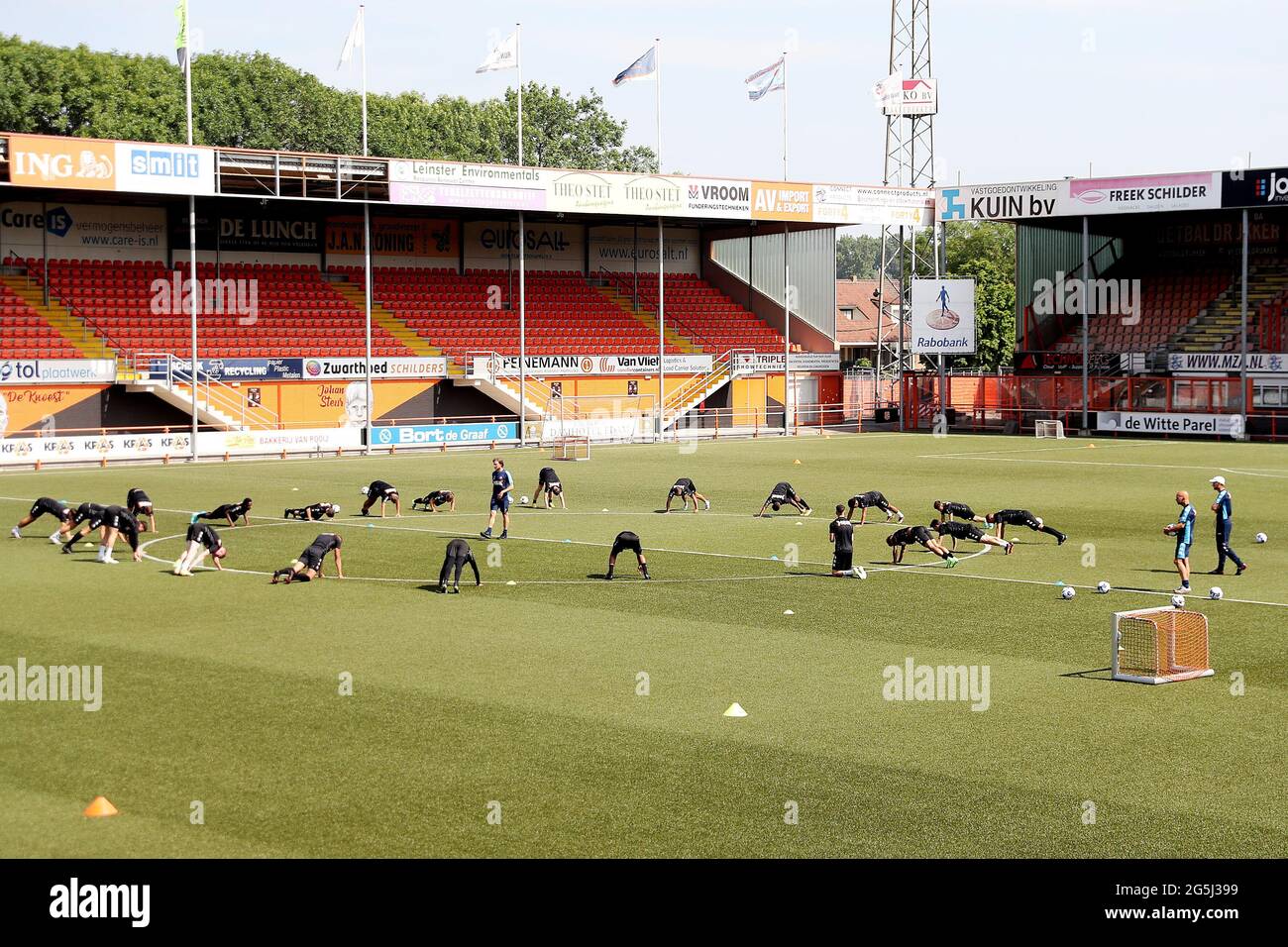 VOLENDAM - 28-06-2021, Kras Stadium. Dutch football, keukenkampioen ...