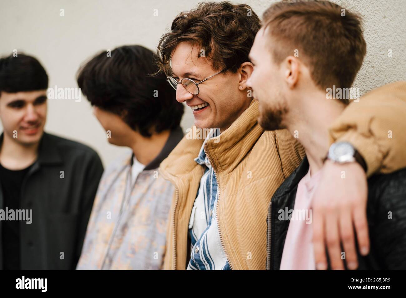 Laughing man side hi-res stock photography and images - Alamy