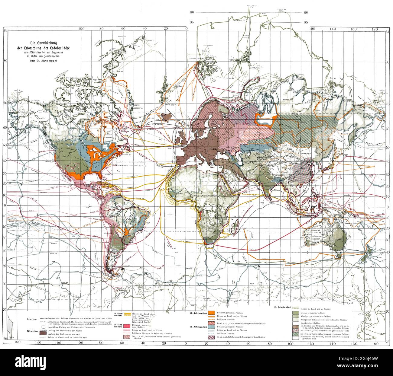 The development of exploration of the world from the Middle Ages to the ...