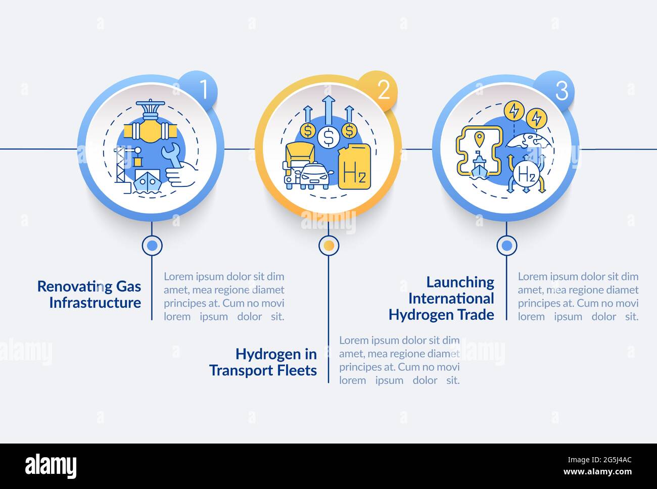 Promote green hydrogen vector infographic template Stock Vector Image ...