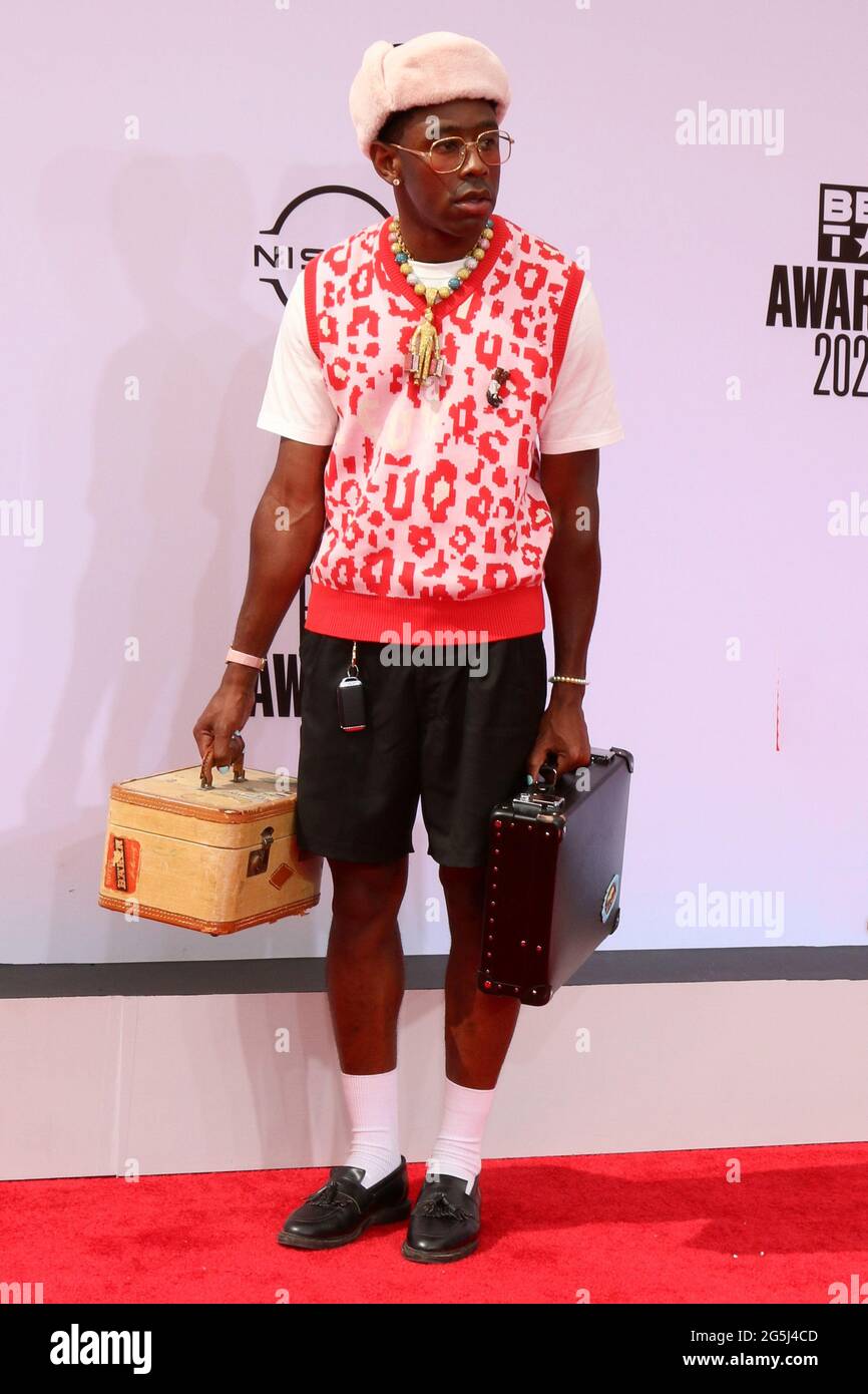 LOS ANGELES - JUN 27: Tyler, the Creator at the BET Awards 2021 ...