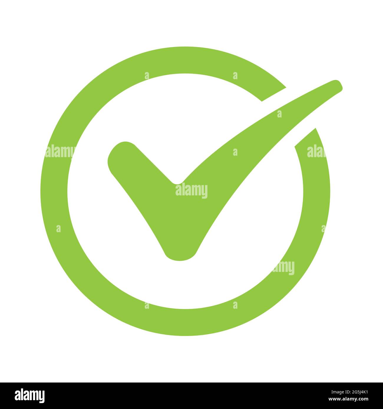 Green check mark icon vector for graphic design, logo, web site, social ...