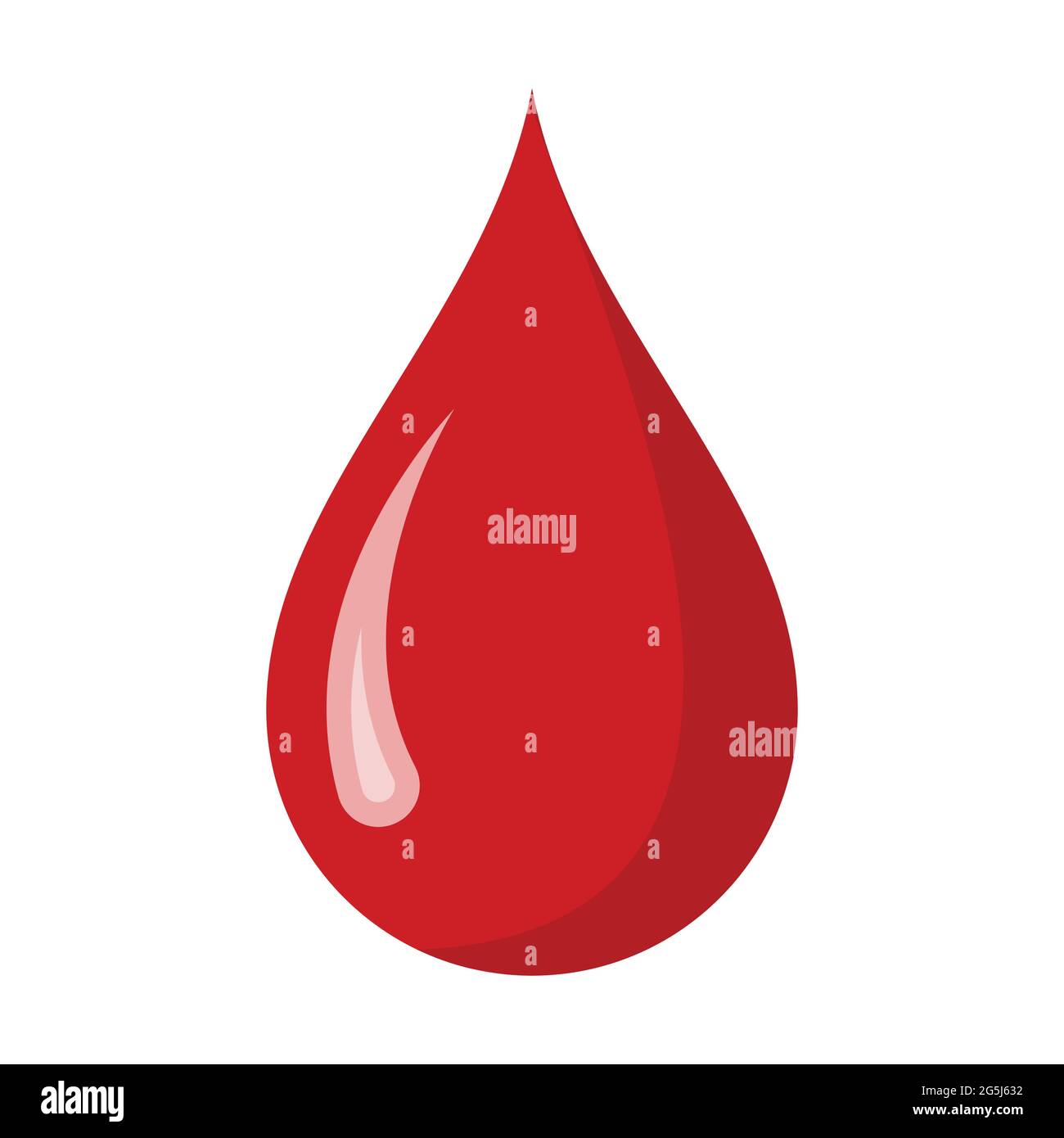 Red blood drop icon vector for graphic design, logo, web site, social ...