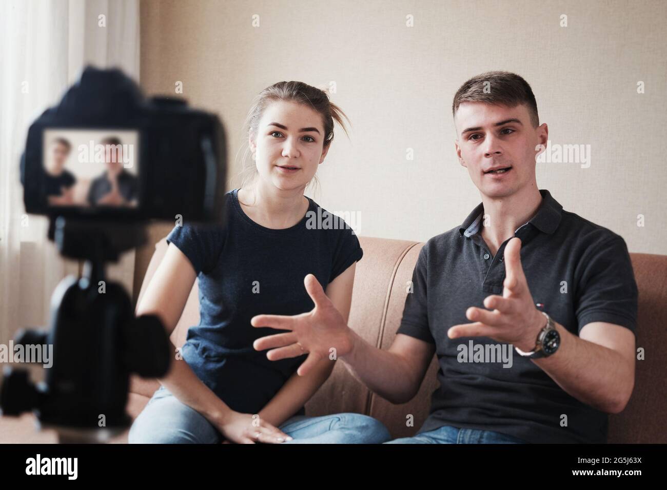 Influencer discussion hi-res stock photography and images - Alamy