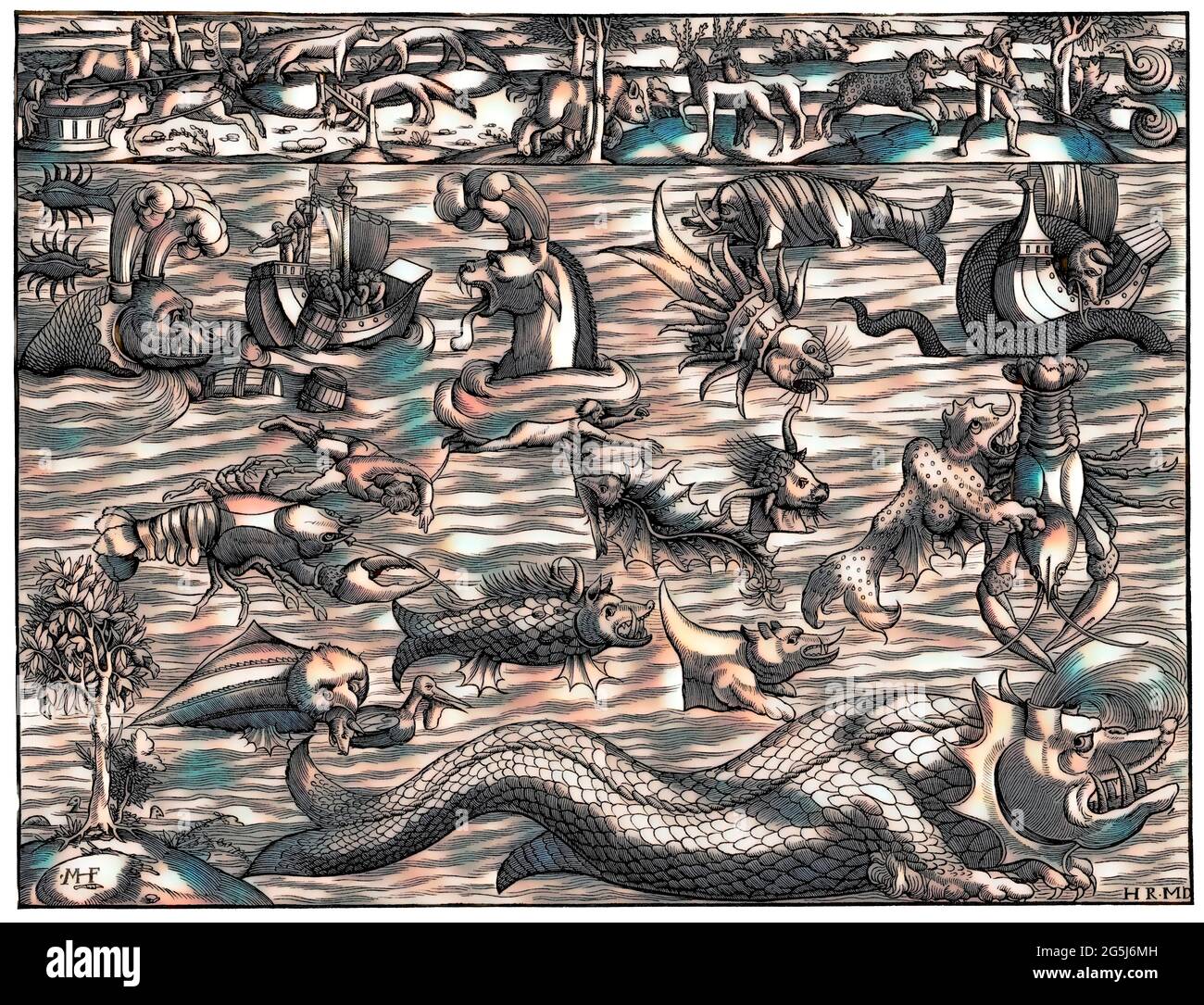 Mythical creatures and sea hi-res stock photography and images - Alamy