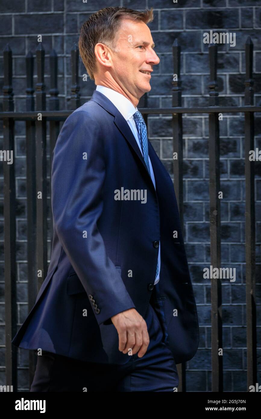Jeremy hunt former conservative party cabinet minister hi-res stock ...