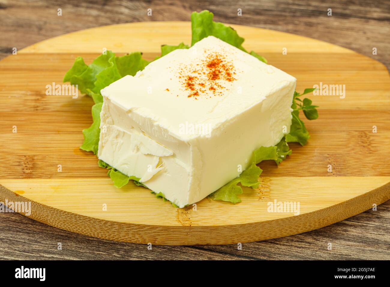 Greek traditional soft feta dairy cheese Stock Photo - Alamy
