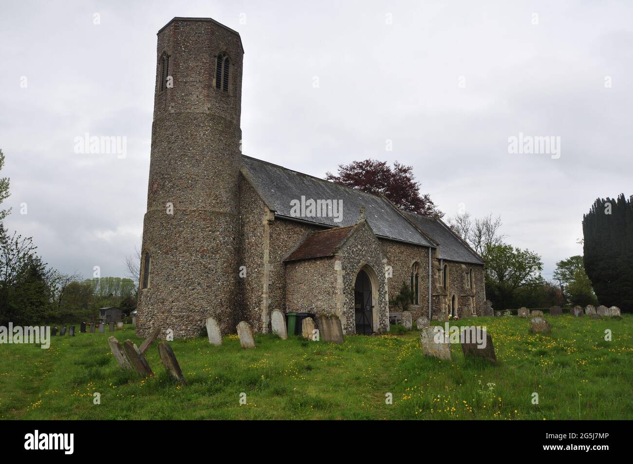 St Mary's church, Rushall, Norfolk, England, UK Stock Photo - Alamy