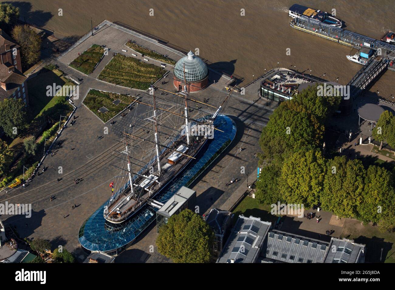 Cutty sark aerial hi-res stock photography and images - Alamy