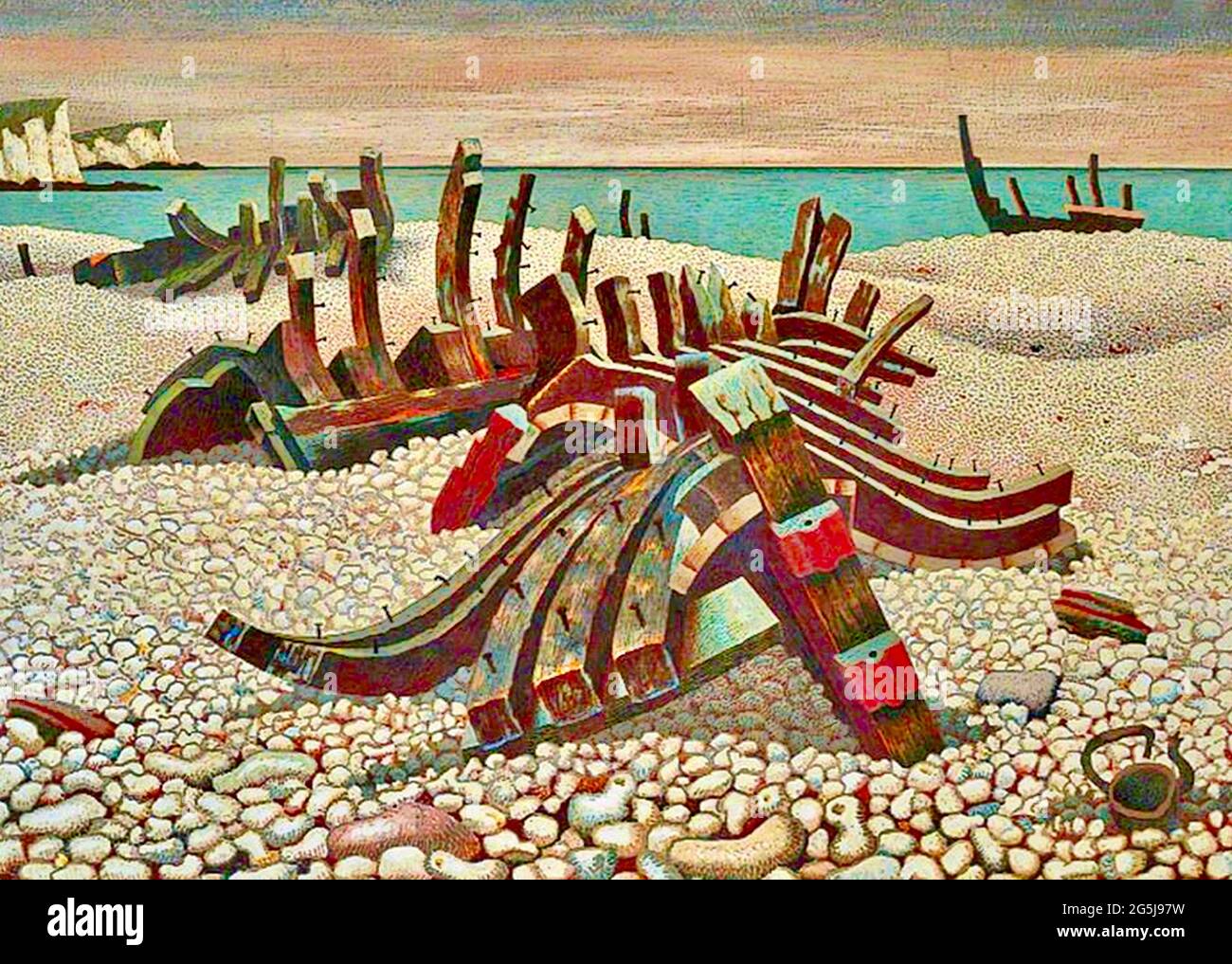 Edward wadsworth painting hi-res stock photography and images - Alamy