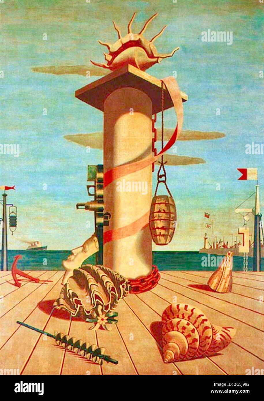 Edward Wadsworth artwork entitled The Offing Stock Photo - Alamy