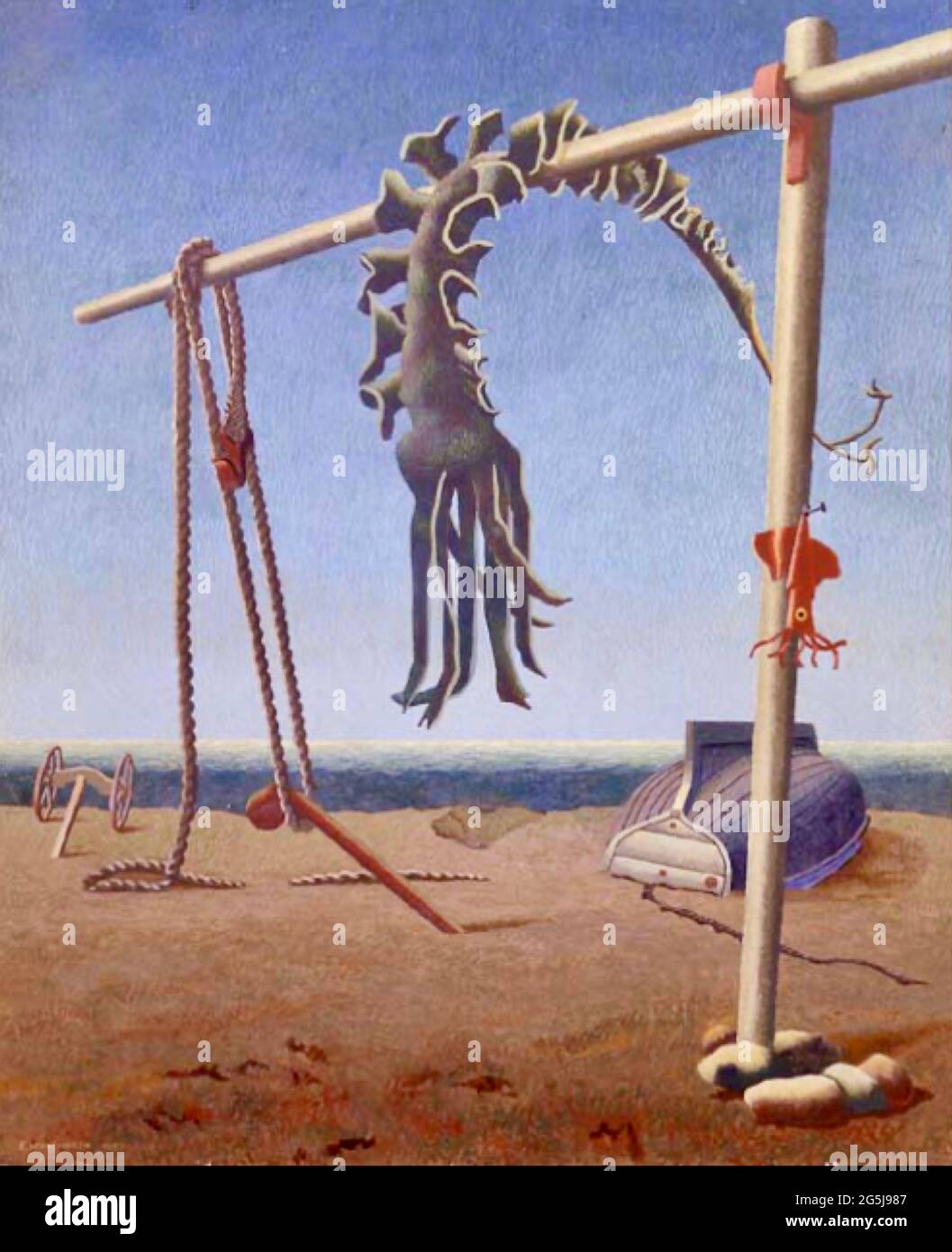 Edward wadsworth painting hi-res stock photography and images - Alamy