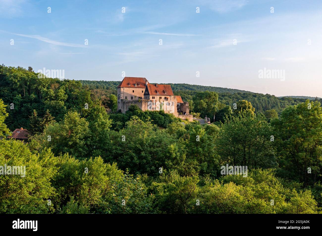 The castle of Tannenburg at Nentershausen in Hesse Stock Photo - Alamy
