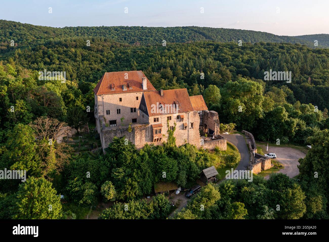 The castle of Tannenburg at Nentershausen in Hesse Stock Photo - Alamy