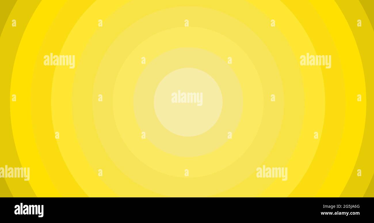 Composition of multiple yellow circles with copy space background Stock ...