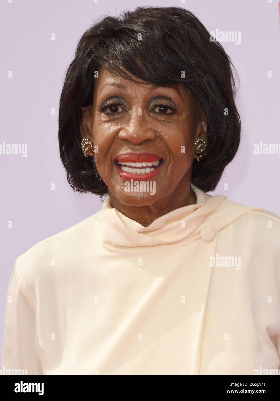 Los Angeles, USA. 27th June, 2021. Congresswoman Maxine Waters arrives ...