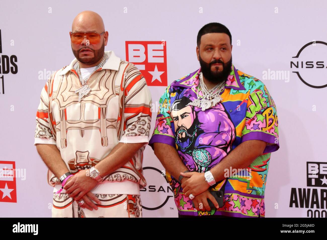 June 27, 2021, Los Angeles, CA, USA: LOS ANGELES - JUN 27: Fat Joe, DJ ...