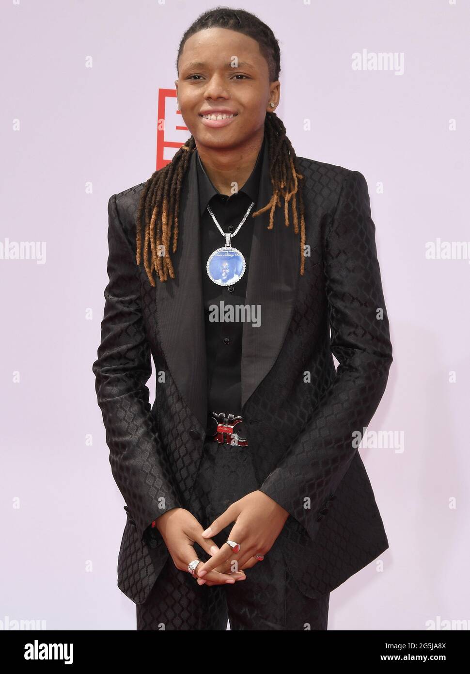 Michael Epps arrives at the BET Awards 2021 held at the Microsoft ...