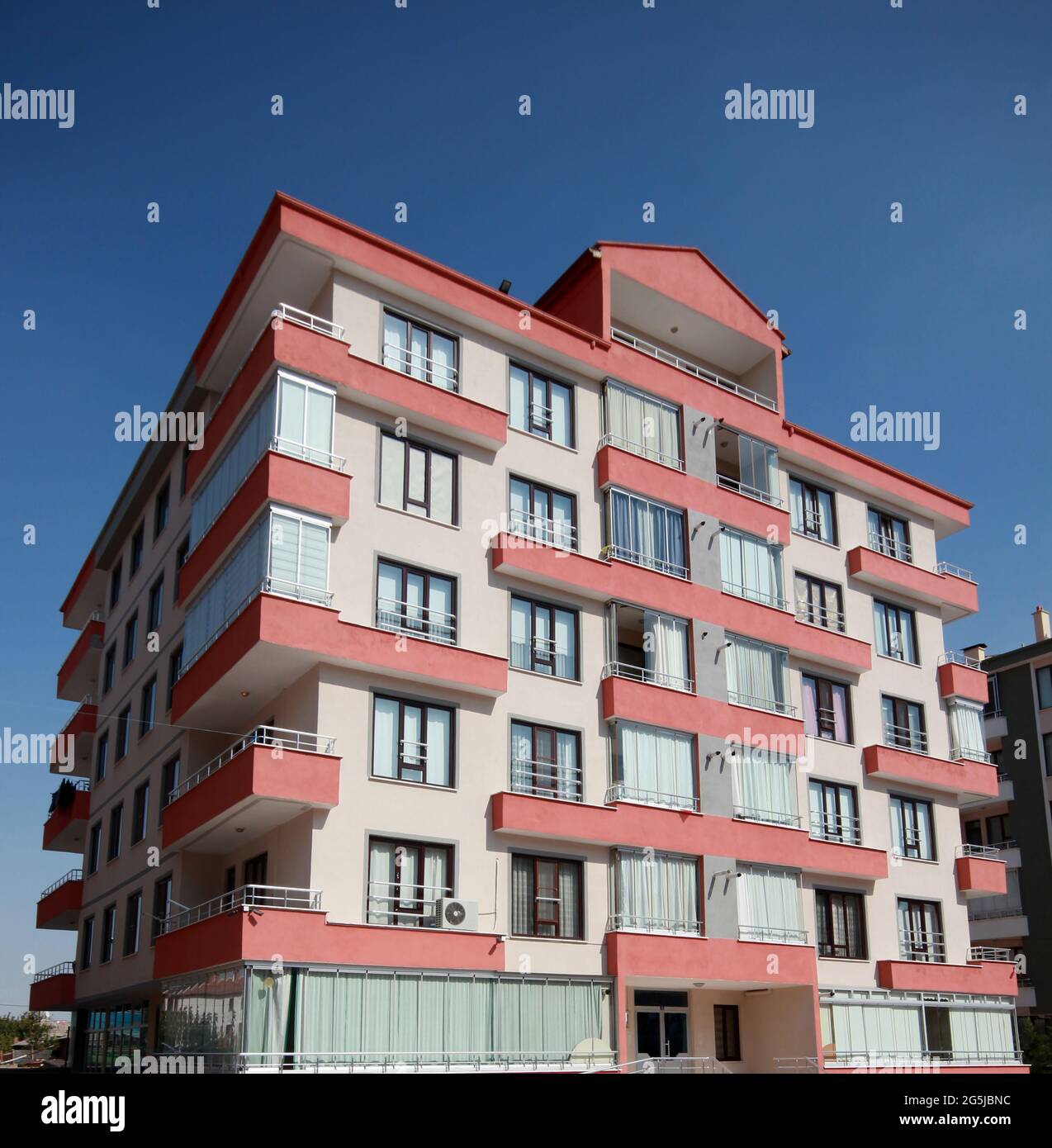 New and modern apartment blocks Stock Photo - Alamy