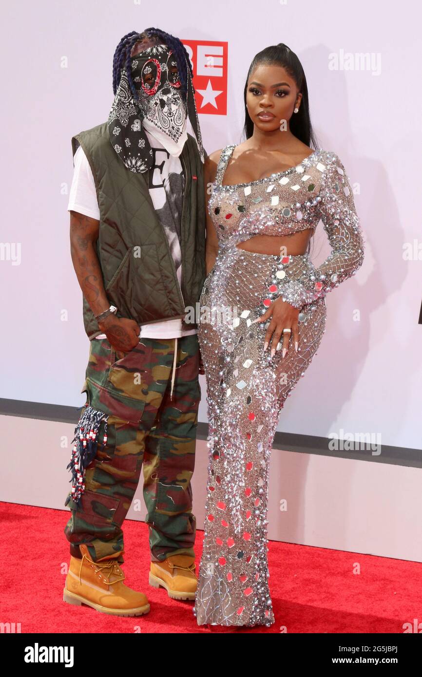 June 27, 2021, Los Angeles, CA, USA: LOS ANGELES - JUN 27: Lil Uzi, JT ...