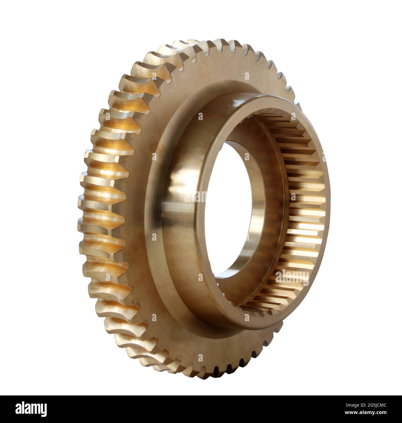 Gear wheel on a white background Stock Photo - Alamy
