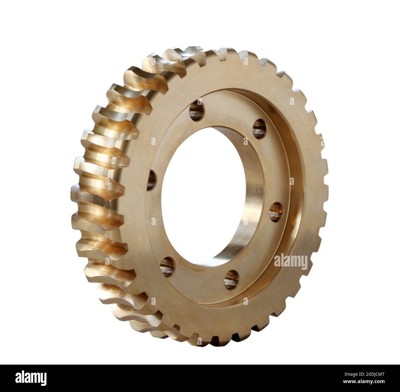 Gear wheel on a white background Stock Photo - Alamy