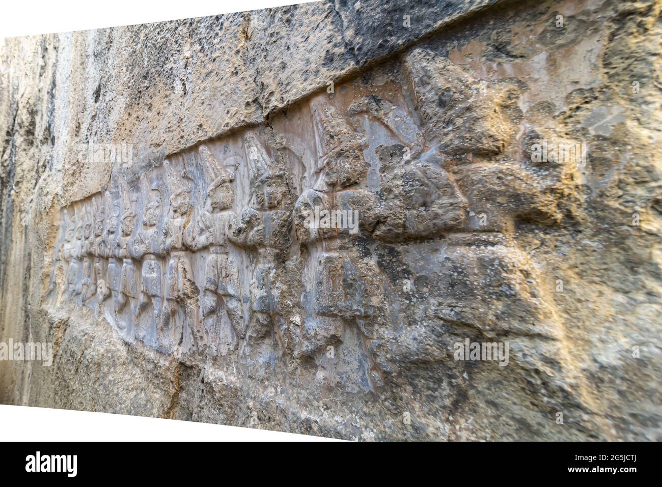 Relief of the Twelve Gods in Yazilikaya in Hattusa, capital of the ...