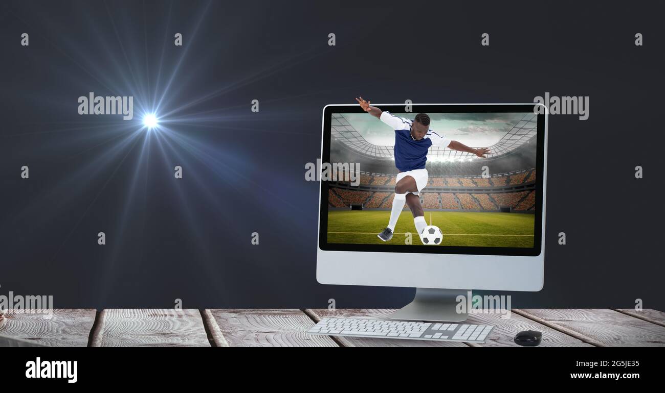 Football computer game hi-res stock photography and images - Alamy
