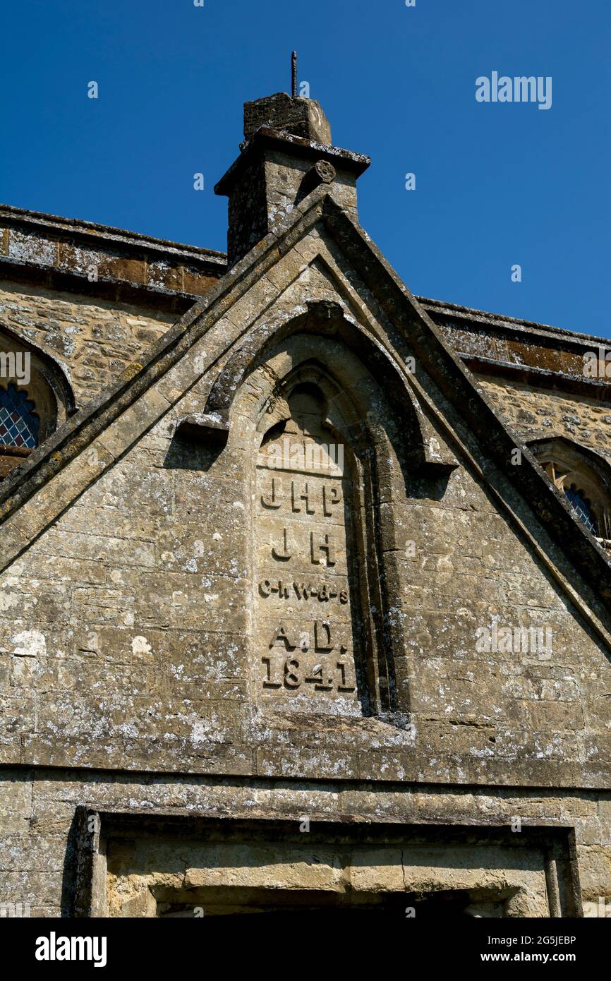 South porch detail, St. Mary Magdalene Church, Helmdon ...