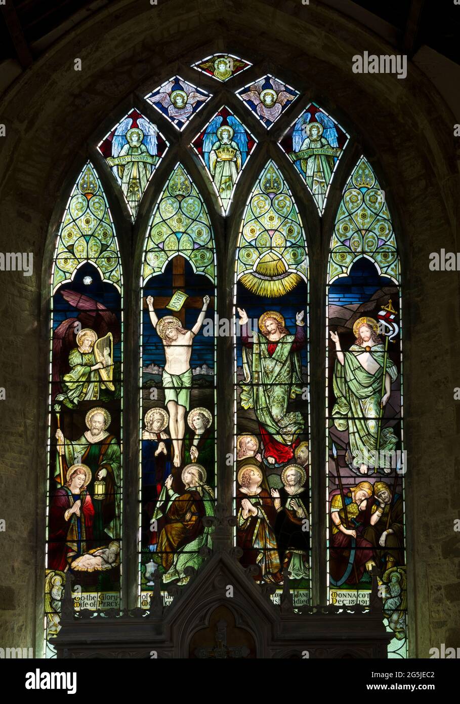The east window, St. Mary Magdalene Church, Helmdon, Northamptonshire ...